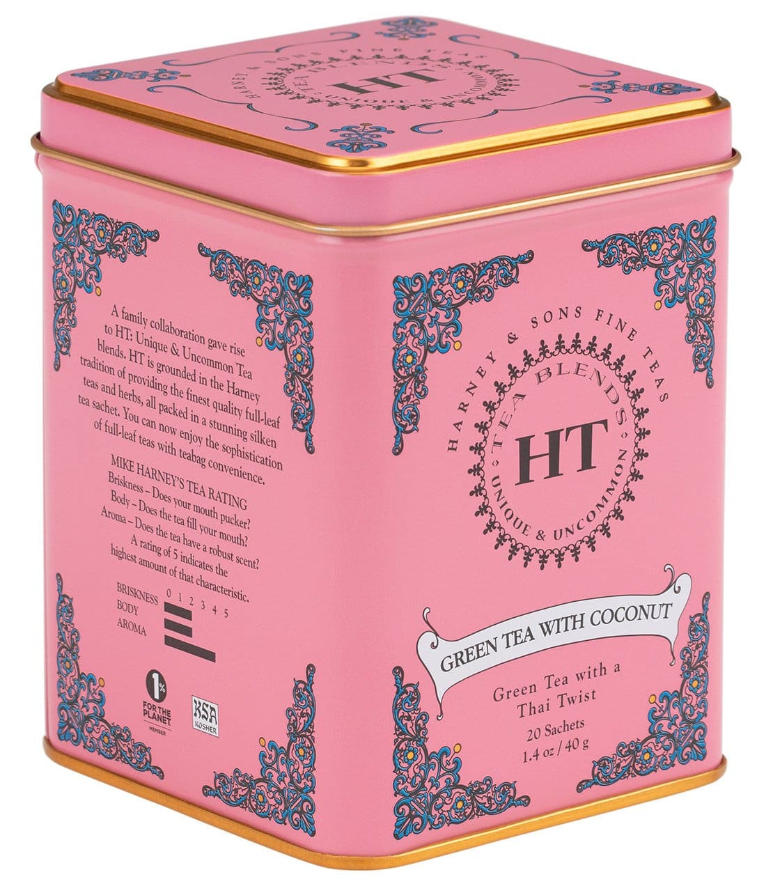 HT Green Tea with Coconut - Harney & Sons Fine Teas